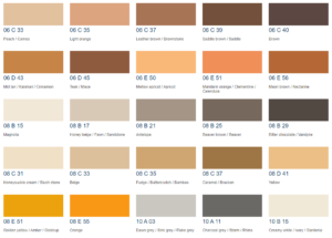 Colour Card - BS 4800 - G C Johnson